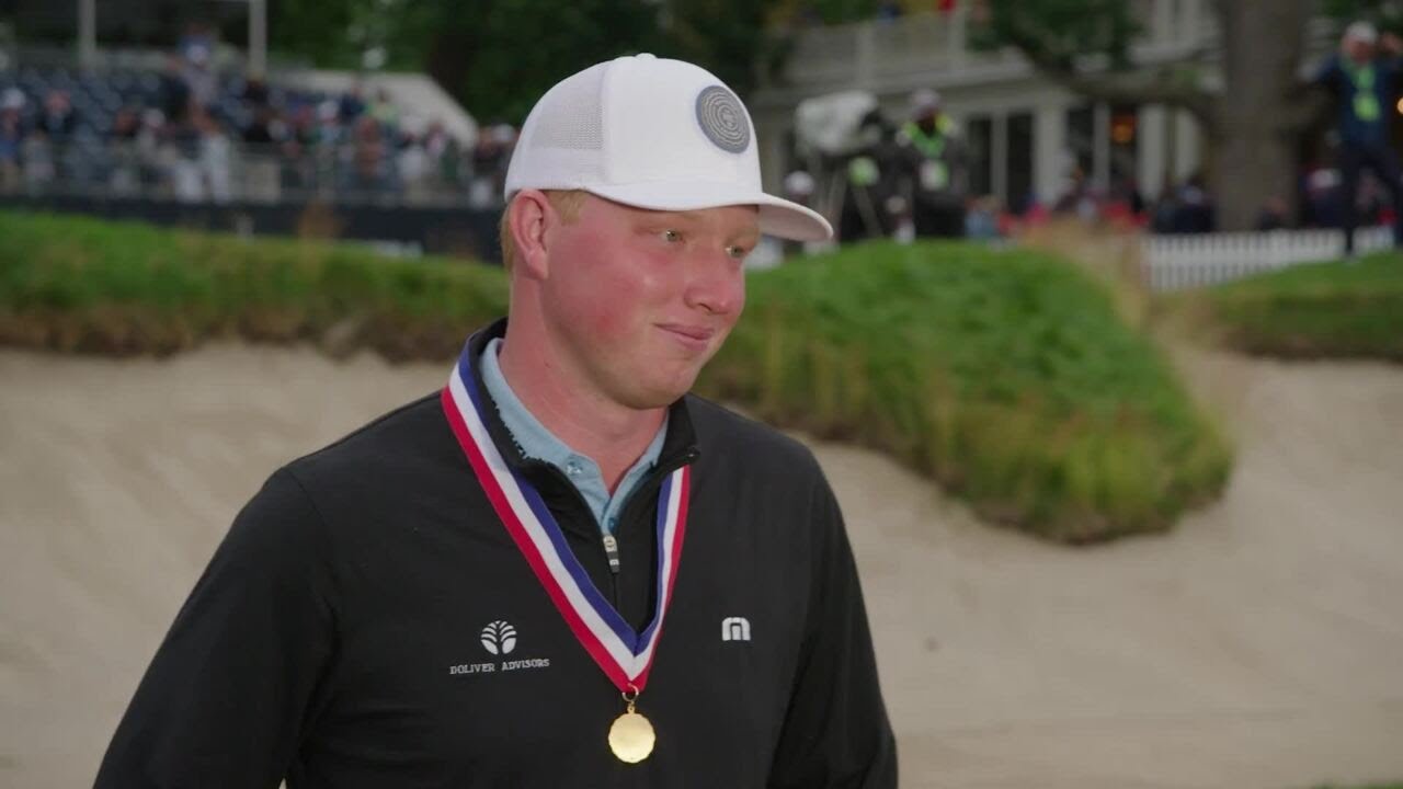 Interview With 2022 U.S. Open Low Amateur Travis Vick - YouTube