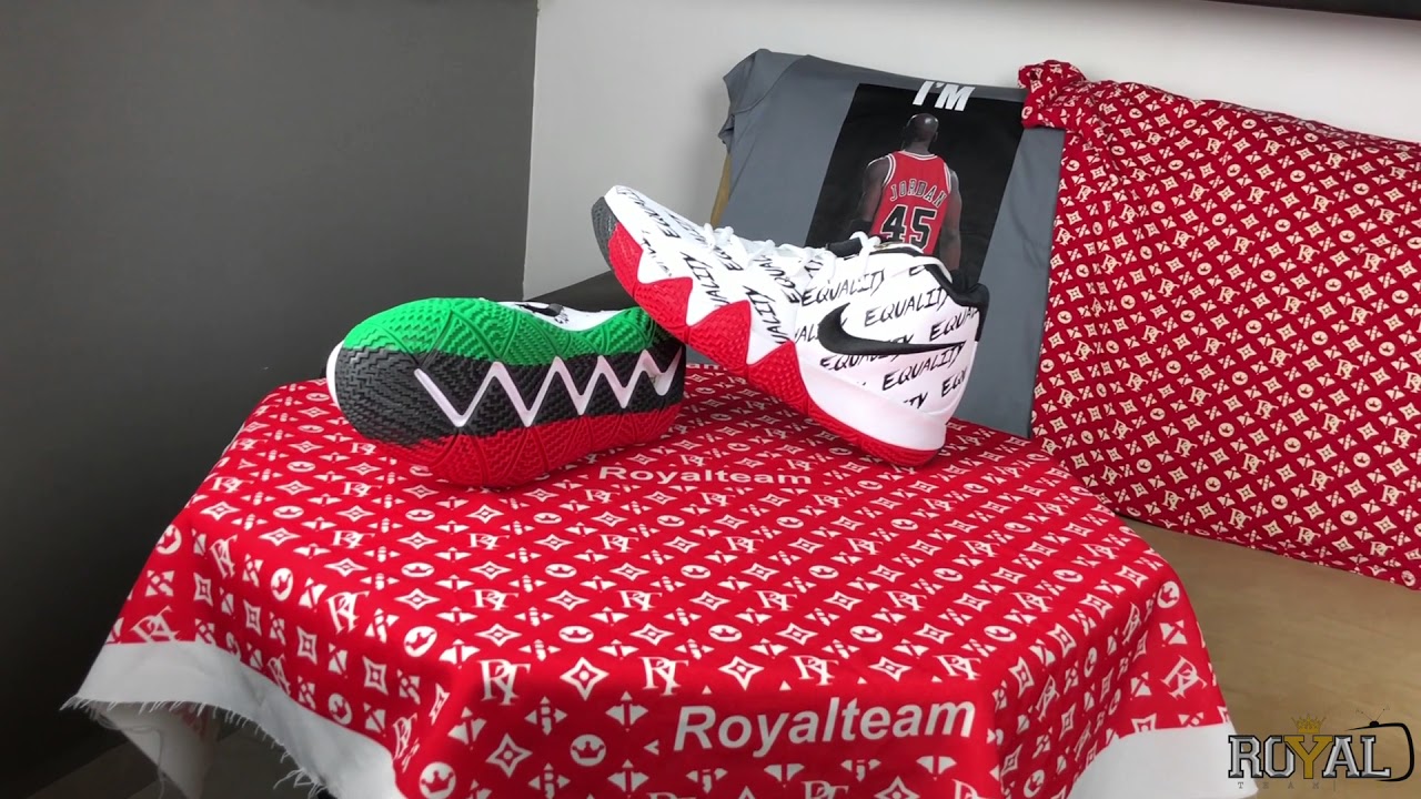KYRIE 4 BHM EQUALITY - YouTube