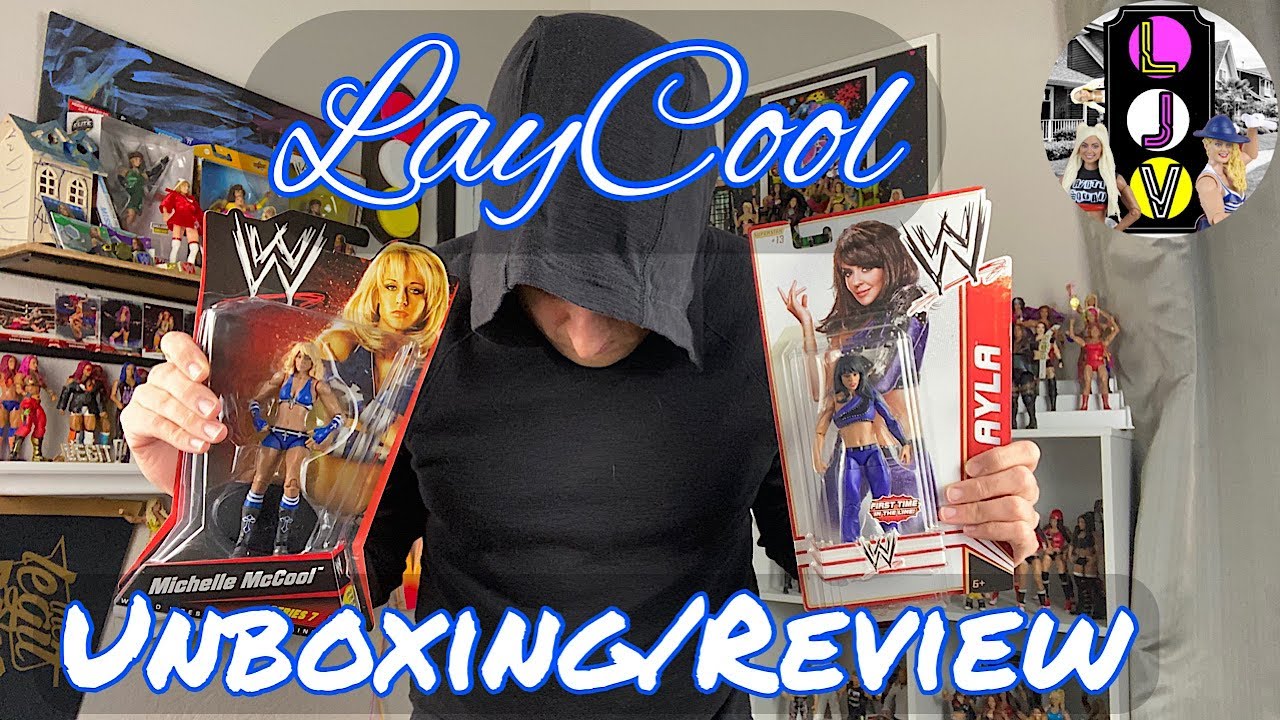 LayCool WWE figure unboxing/review! Michelle McCool & Layla Mattel ...