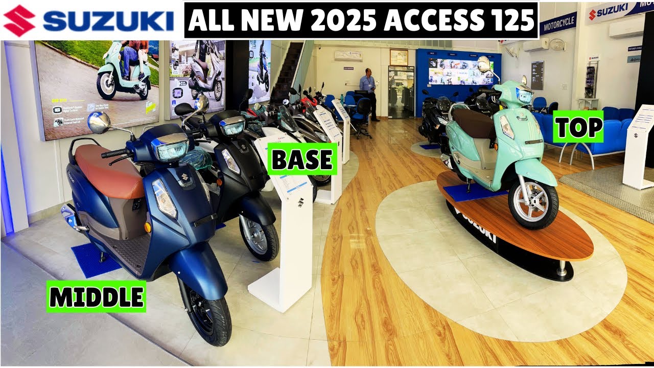 Detailed Comparison Suzuki Access 125 🔥/ Top V/S Middle V/S Base ...