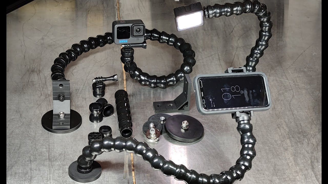 Building A DIY Flexible Magnetic Camera & Light Holder (LocLine Part 2 ...