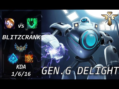 【Gen.G Delight】 BLITZCRANK vs THRESH - KR Challenger Patch 13.8 - YouTube