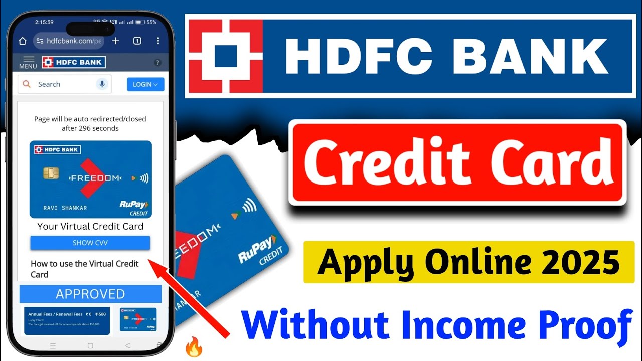 HDFC LifeTime Free Credit Card Apply Online 2025 | HDFC LifeTime Free ...