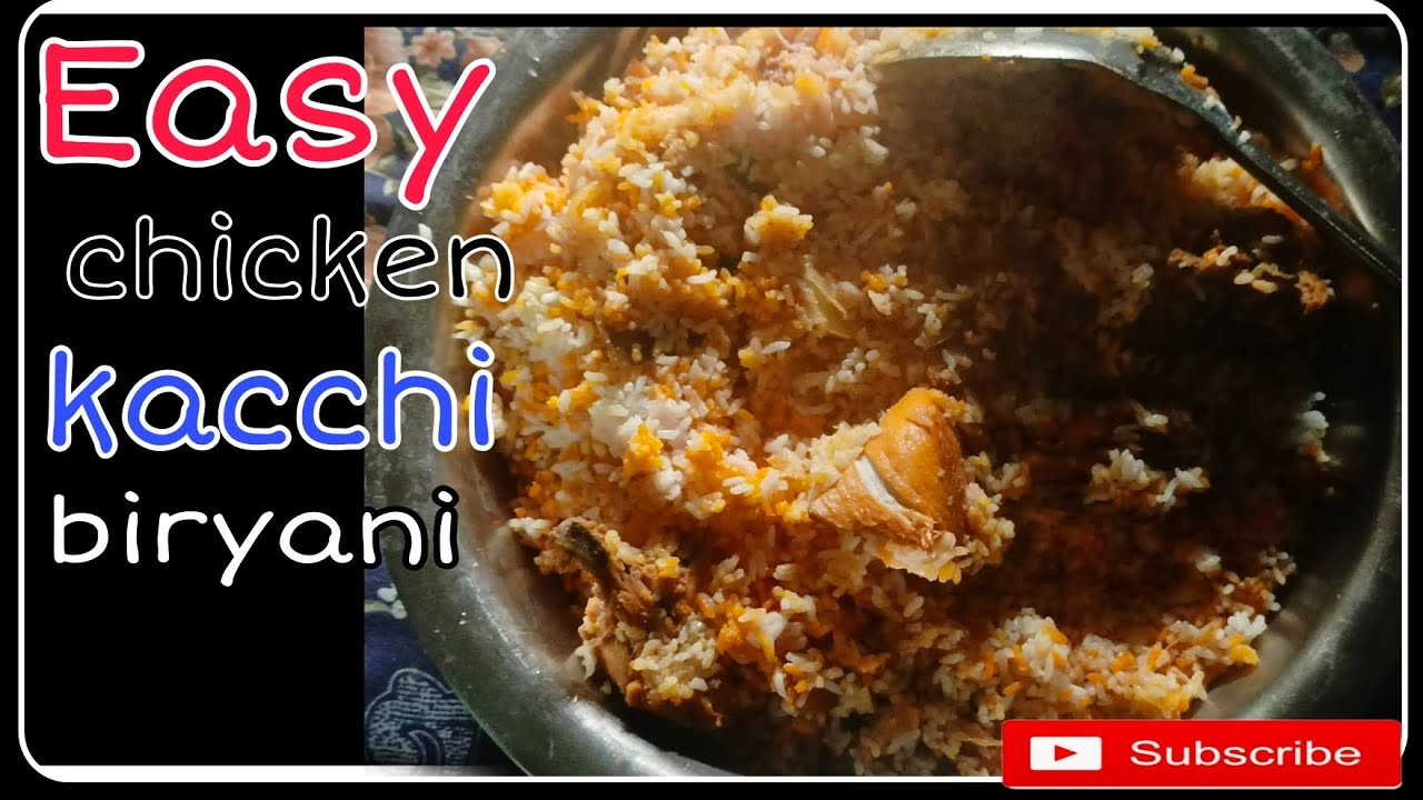 Easy chicken kacchi biryani recipe।।food।।Sanjida's cooking।।Biryani ...