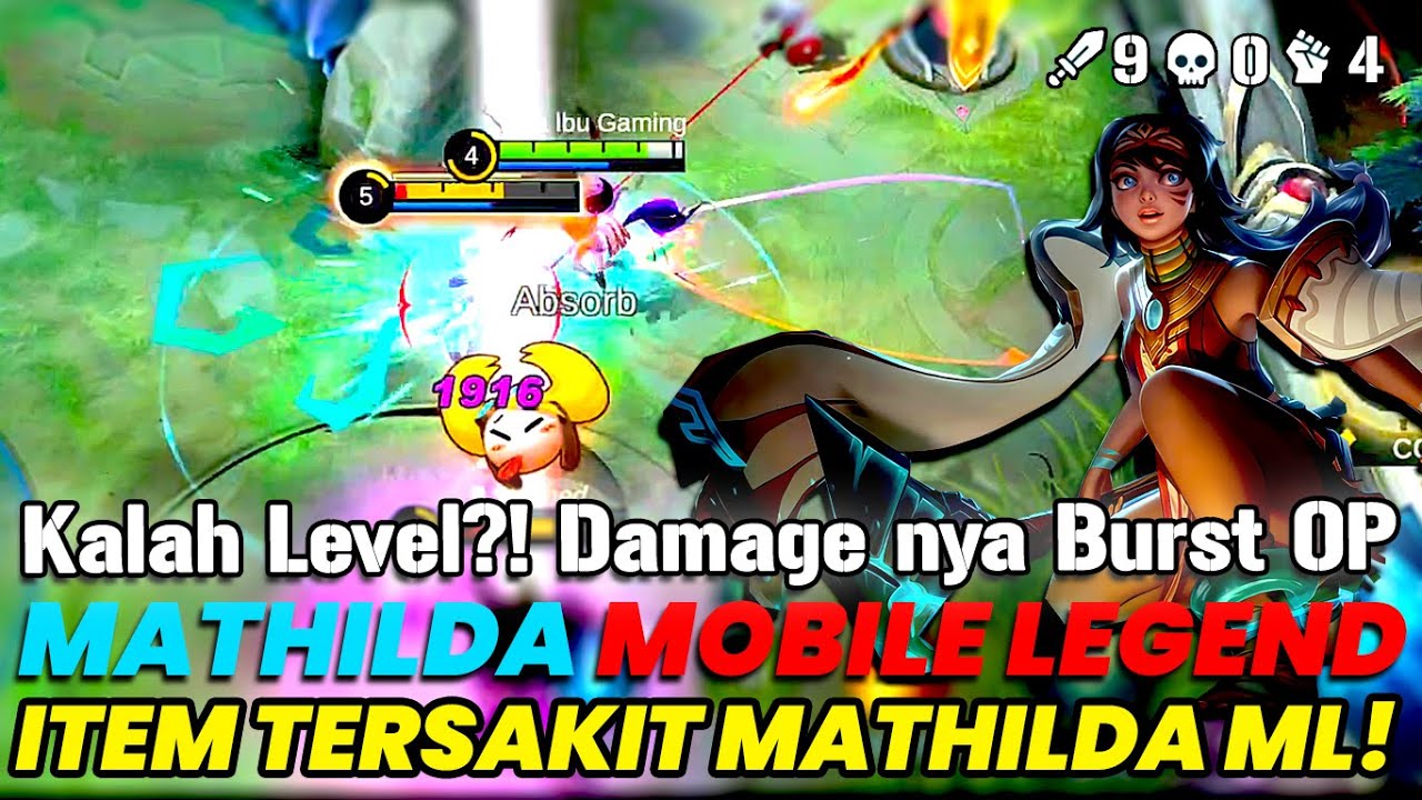TUTORIAL & GAMEPLAY MATHILDA MOBILE LEGENDS | ITEM MATHILDA PALING ...