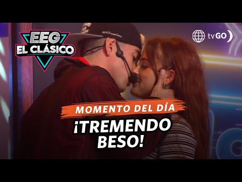 EEG El Clásico: Ducelia Echevarría y Piero se besaron (HOY)