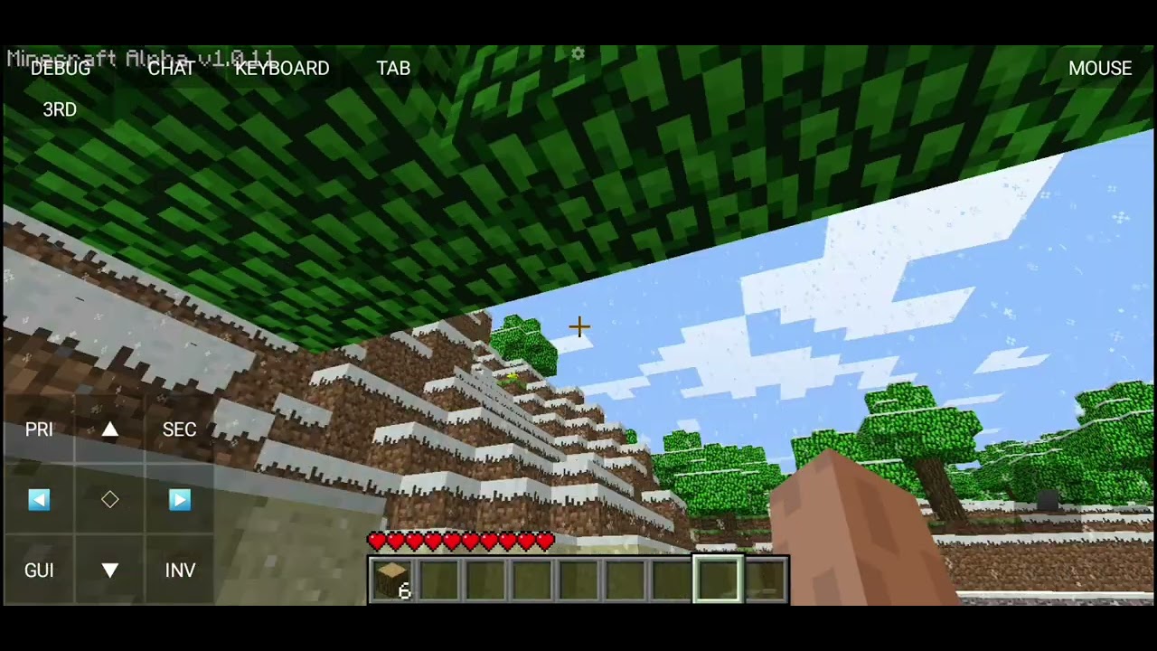 Minecraft alpha version a1.0.11 - YouTube