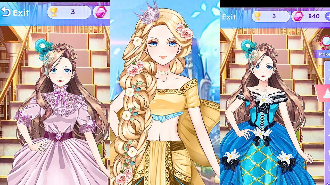 Fun Girls Beauty Care Princess Dress Games Princess makeup Frozen Games ...