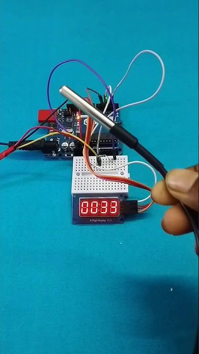 Build a Temperature Monitoring System with DS18B20 Sensor and TM1637 Display #shorts - YouTube