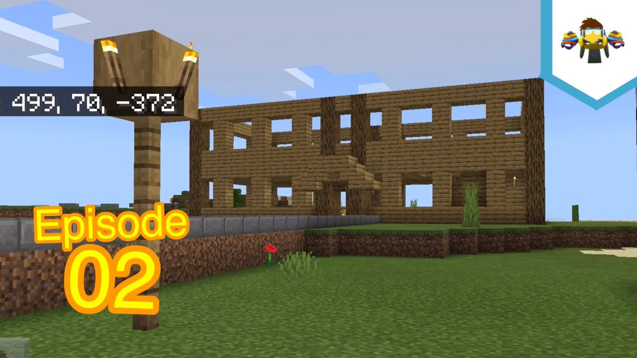 Minecraft : Episode 2 - Expanding The House! - YouTube