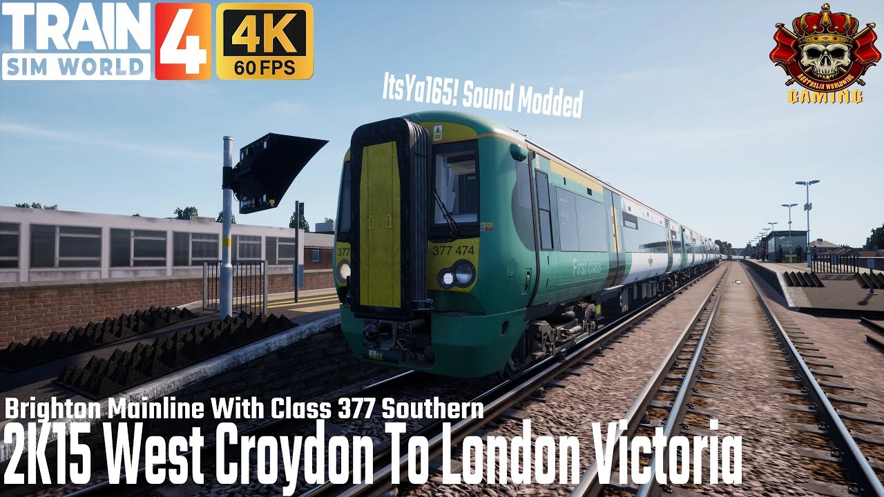 2K15 West Croydon To London Victoria Brighton Mainline Class 377 2k15-west-croydon-to-london-victoria-brighton-mainline-class-377