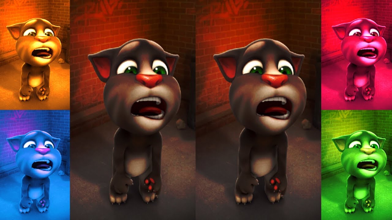 Learn Colors with My Talking Tom Colours for Kids Animation Education ...