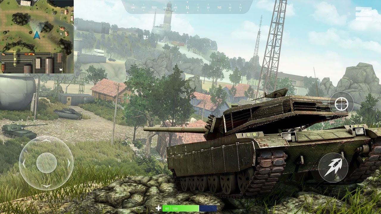 TANK BATTLEGROUNDS gameplay (Android APK) - YouTube