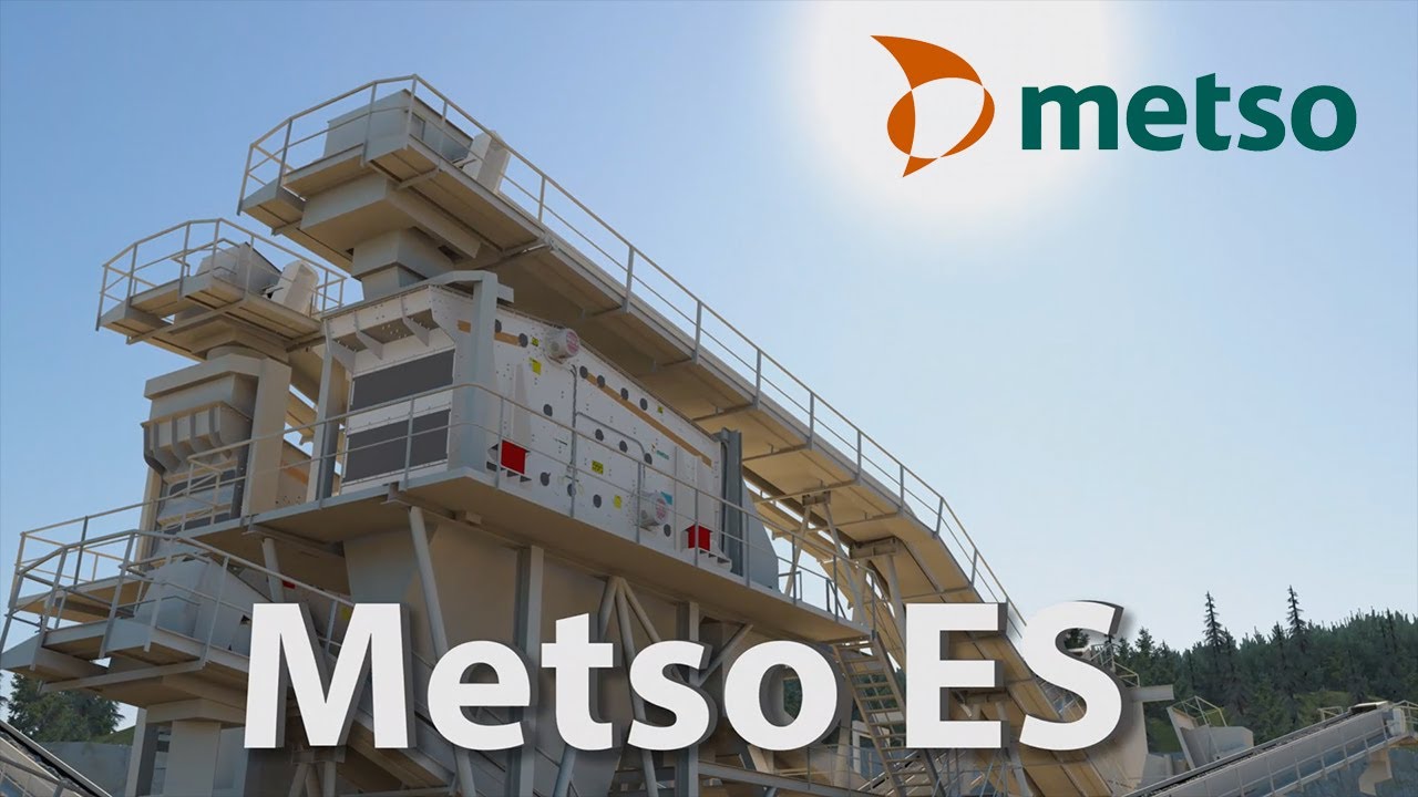 Metso launches ES Series screen: simulation and 3D animations - YouTube