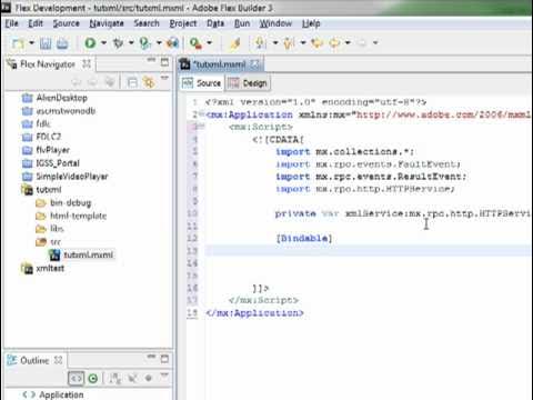 Tutorial Flex y XML Basico nivel Principiante 1ra parte (1 de 2) - YouTube