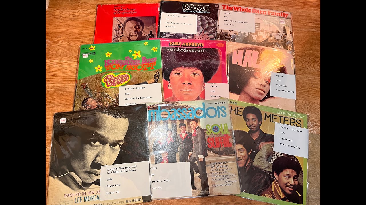 Super Rare Funk and Soul Vinyl Records - New Arrivals - YouTube