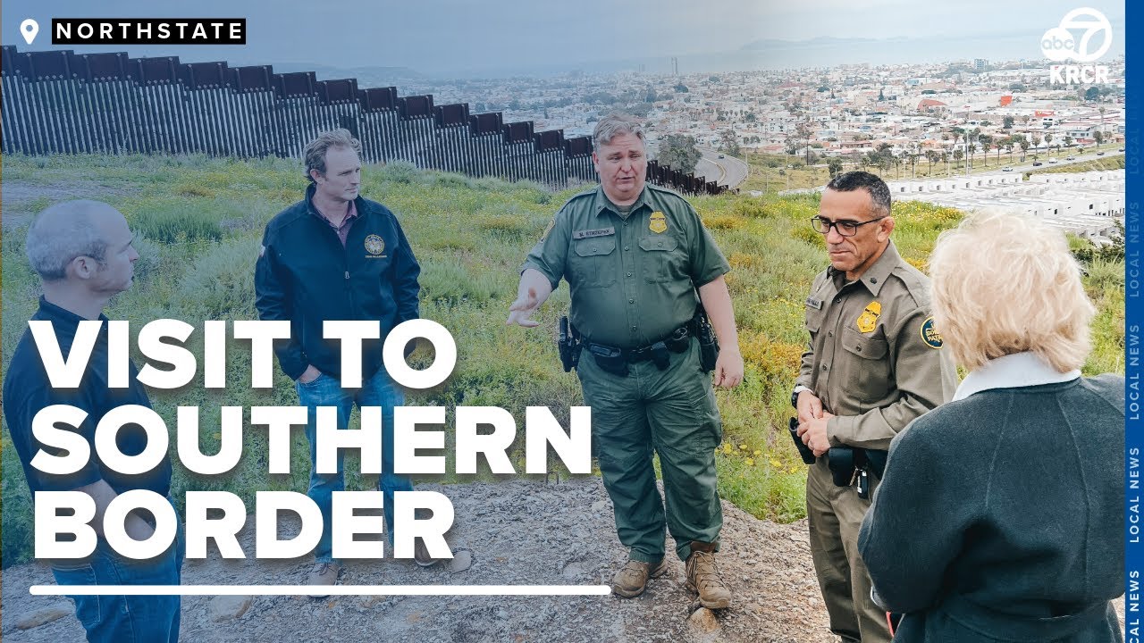 Local leaders visit California's southern border; discuss human and ...