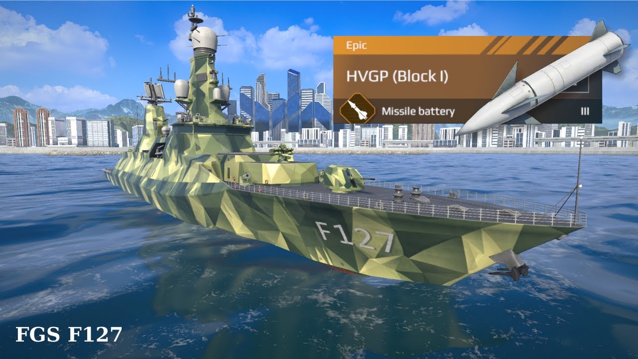 FGS F127 - Best with HVGP missile - Modern Warships - YouTube