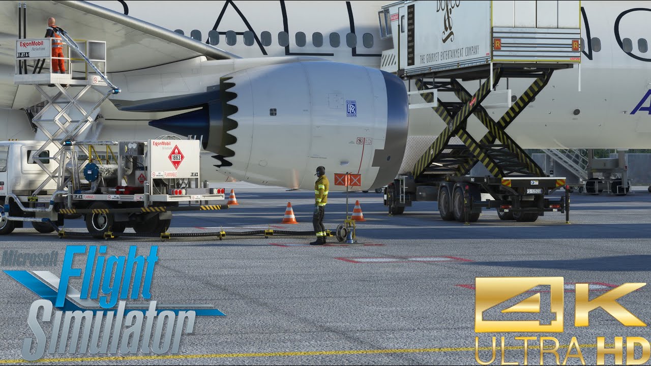 MSFS2020 I Boeing 787-10 Dreamliner I Cinematic Take-off I 4K-60FPS ...