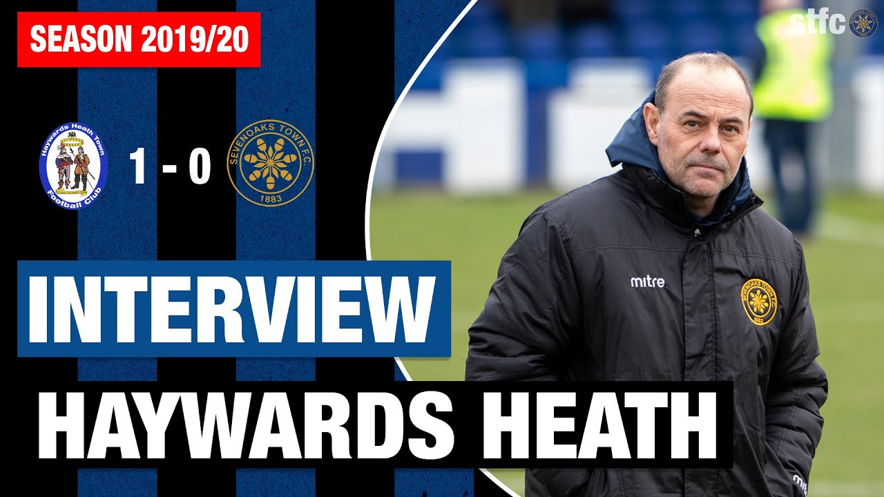 Interview : Micky Collins Post Match Haywards Heath Town (A) - YouTube