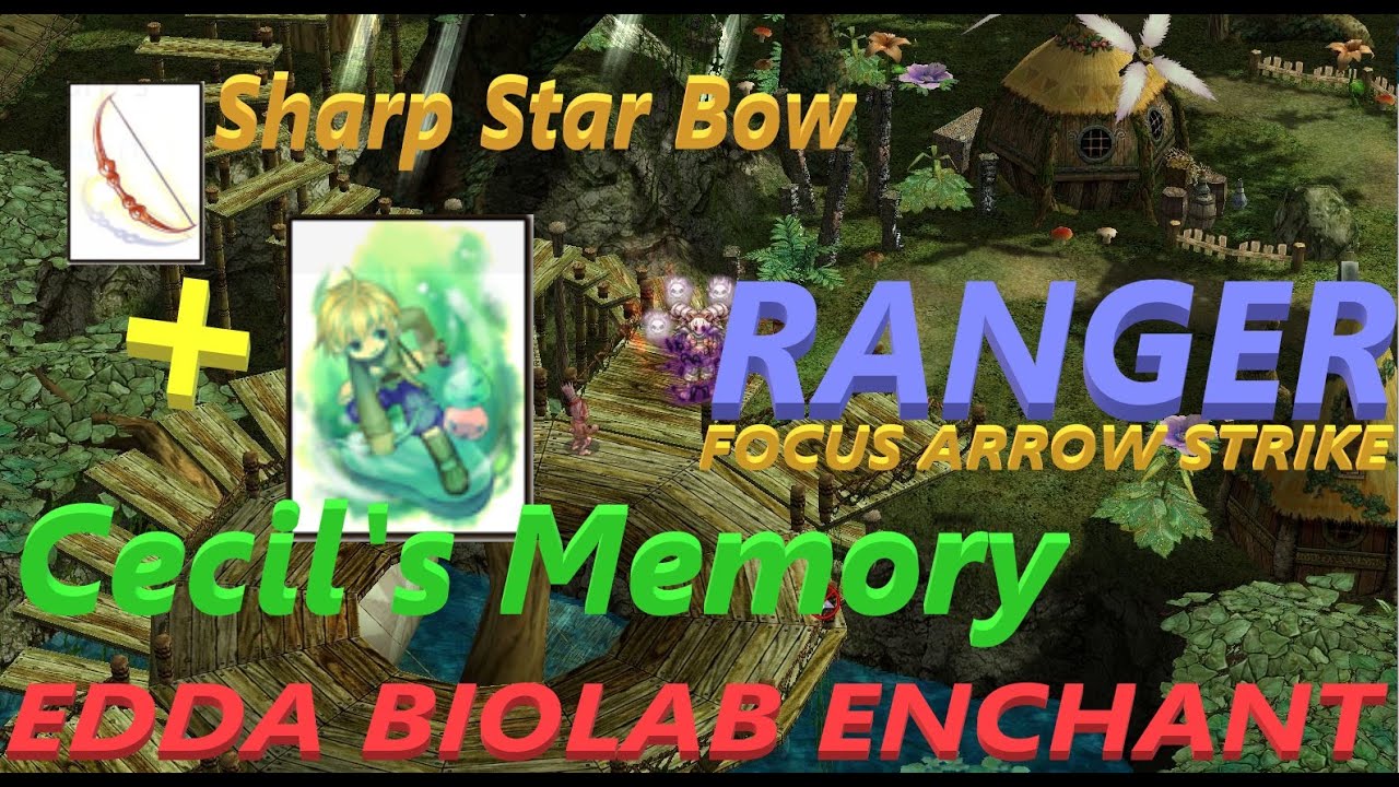 Ragnarok - Sharp Star Bow enchanted by Cecil's Memory Damage Test - YouTube