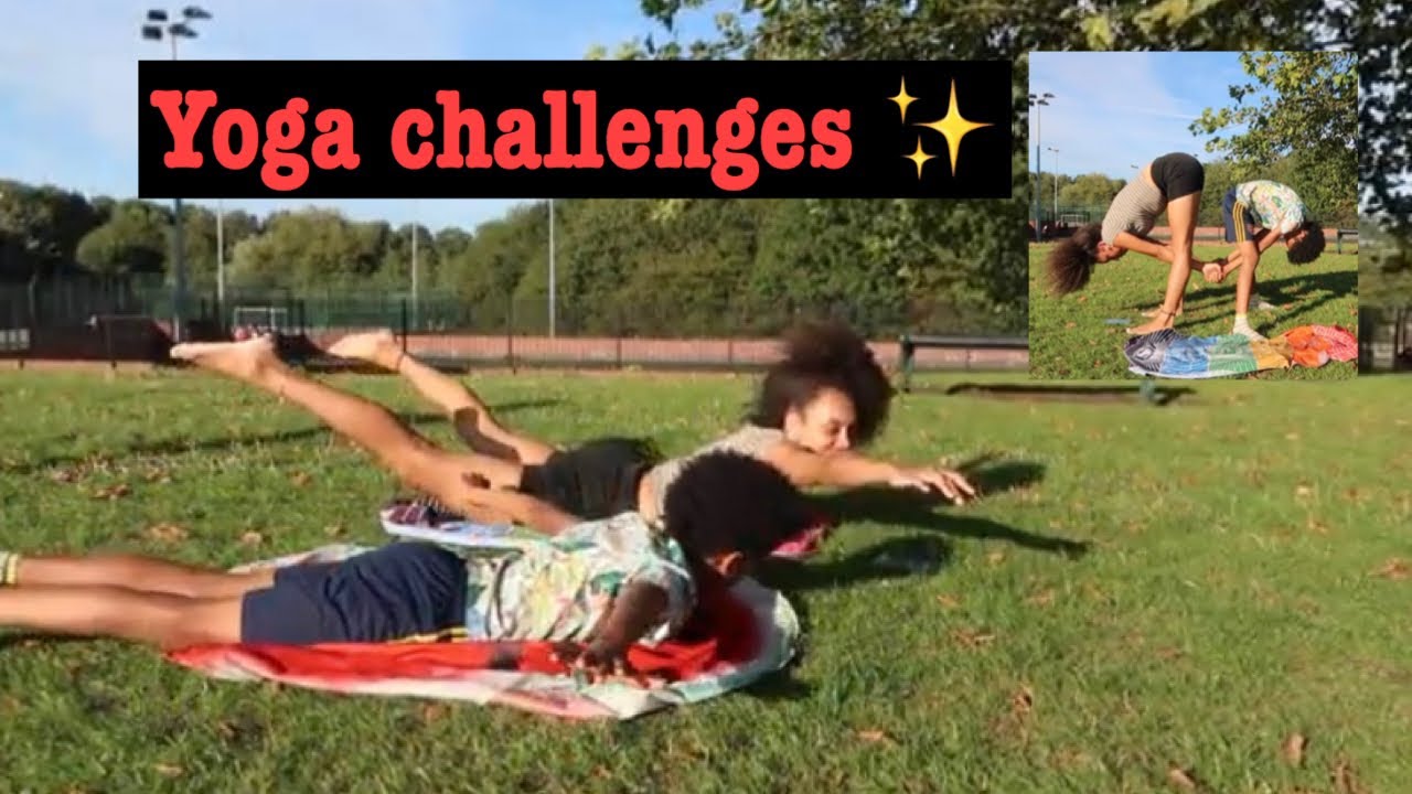 mum vs son yoga hard challenge 2020 - YouTube