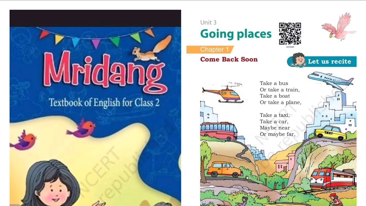 Chapter -1 "Come back soon" |Unit 3 'Going places' | Mridang class-2# ...