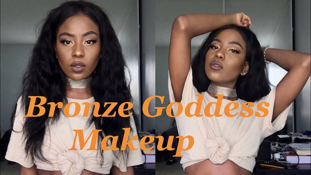 Bronzed Goddess Makeup Tutorial - YouTube