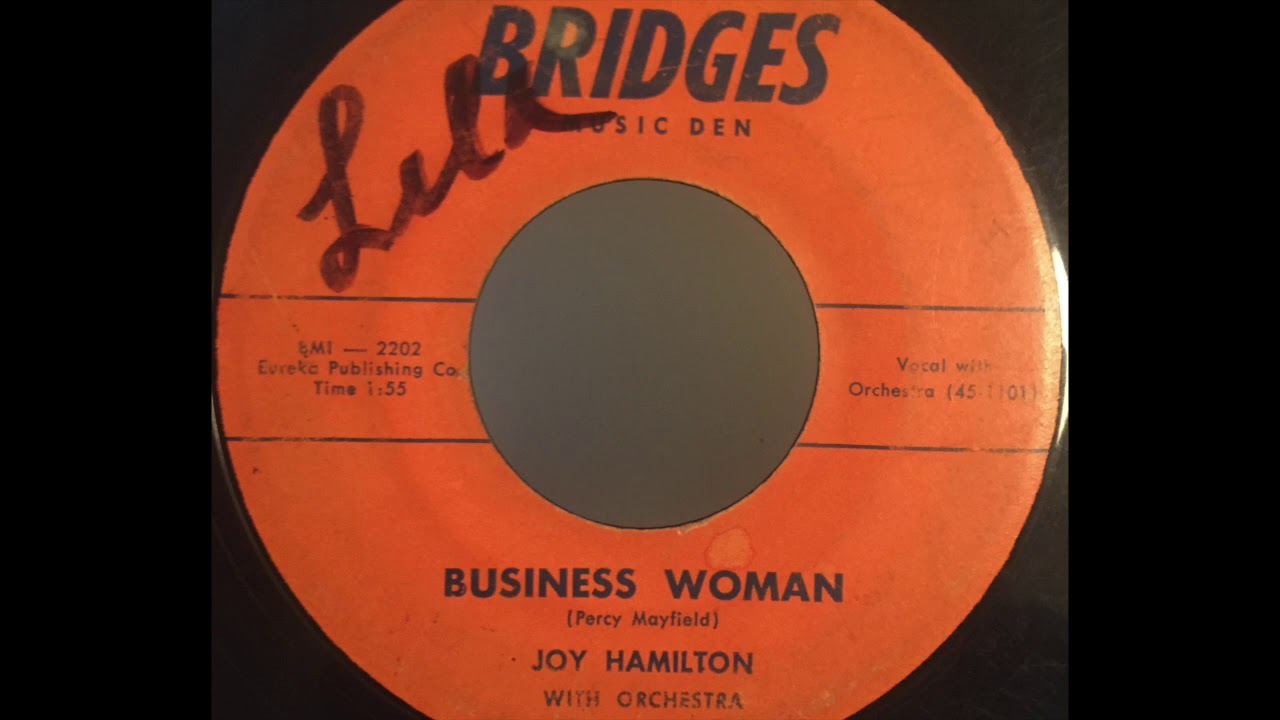 1961 Joy Hamilton with Orchestra - "Business Woman" - YouTube