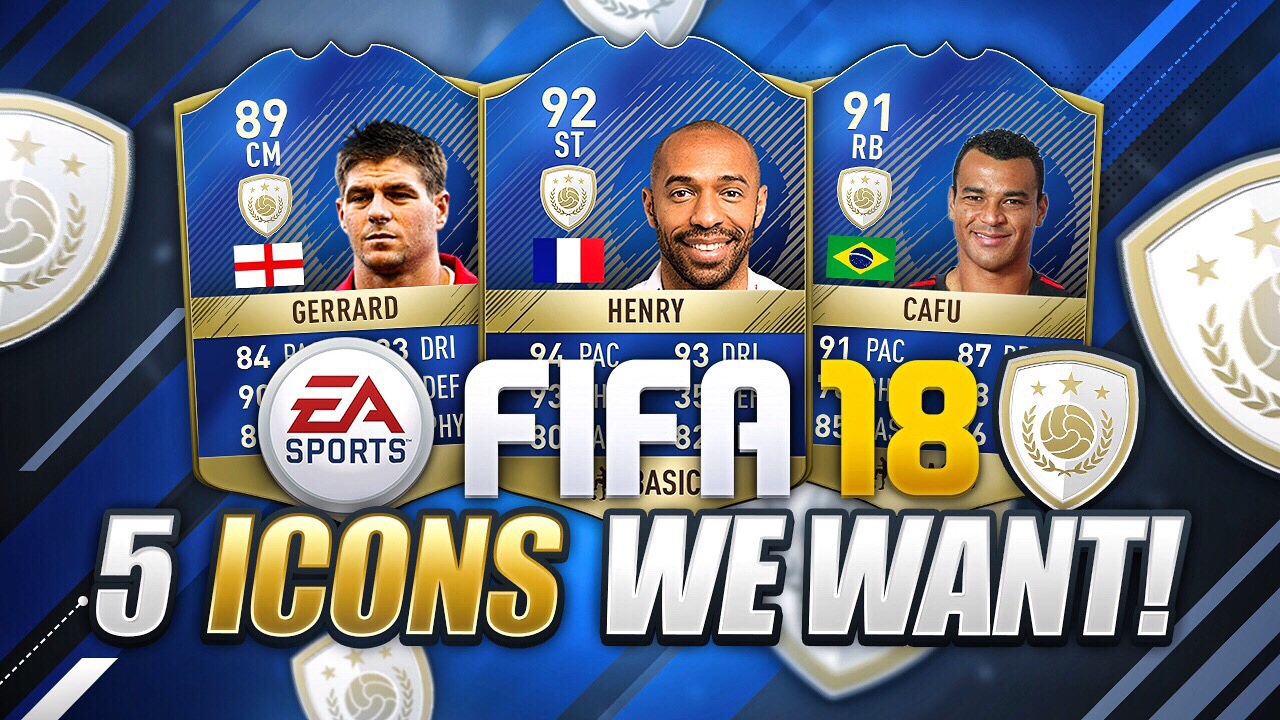 FIFA 18 5 ICONS WE WANT! - YouTube