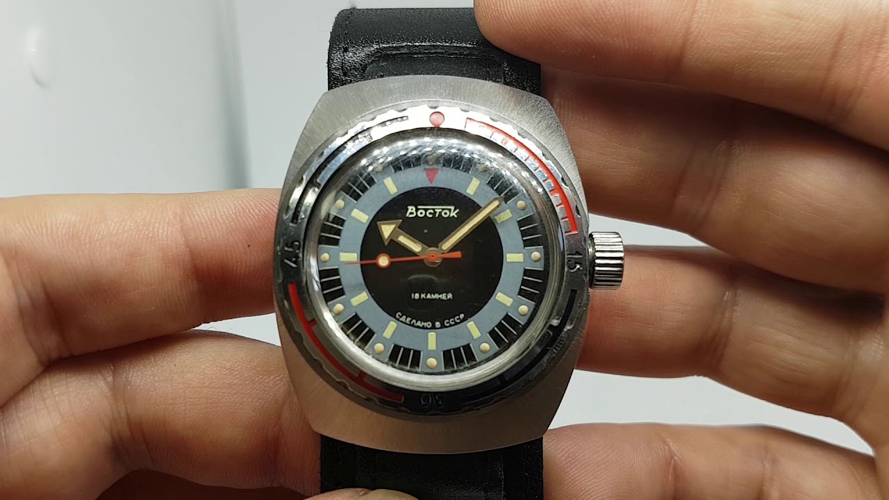 c1983 Boctok Amphibia vintage divers watch - YouTube