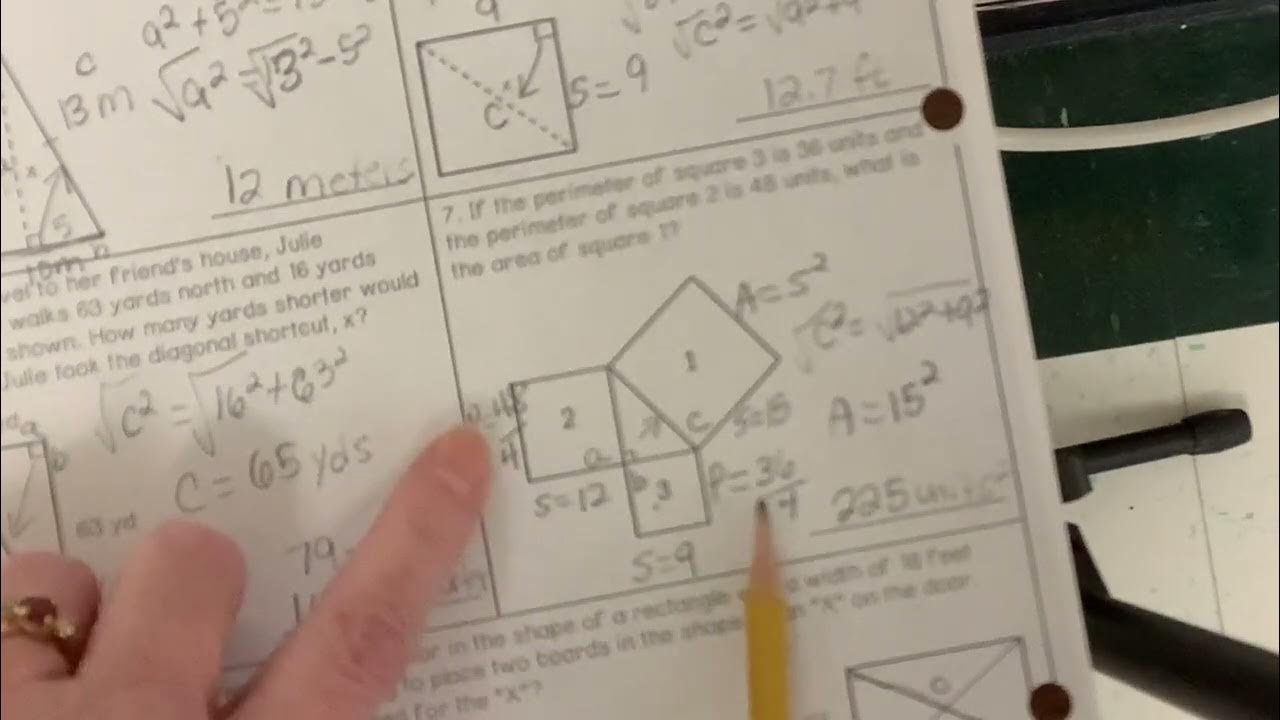Applying The Pythagorean Theorem - YouTube