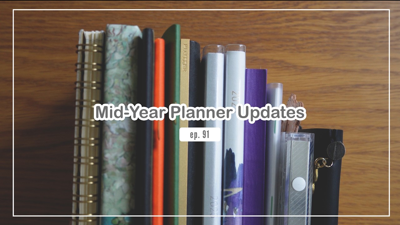Mid-year planner and journal updates | 36 mins | ep. 91 - YouTube