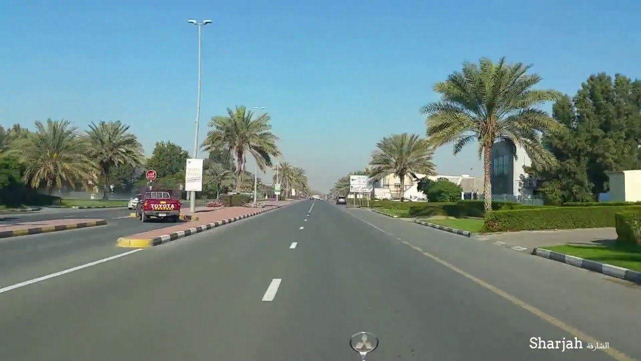 Driving from AUS to Saif Zone in Sharjah - YouTube