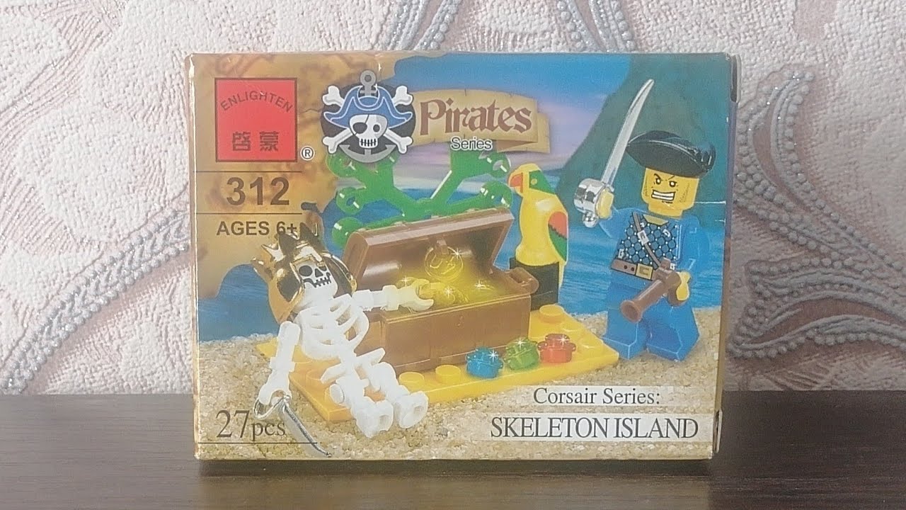 обзор enlighten brick (Pirates) Артикул (312) - YouTube