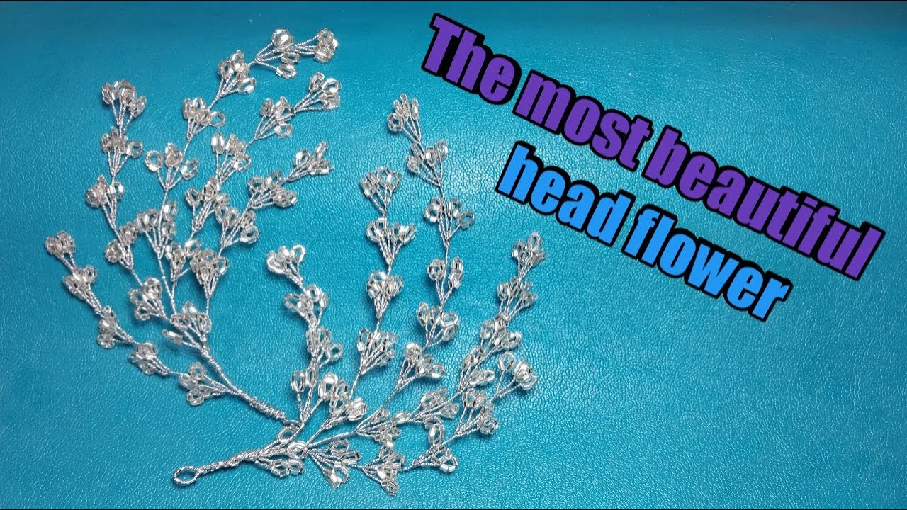 Easy to make a head flower: you can make this beautiful flower head ...