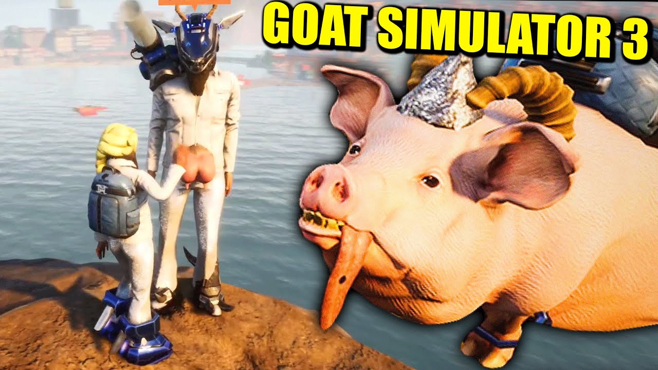 SACAMOS A GODZILLA Y LIBERAMOS A JESUCRISTO | GOAT SIMULATOR 3 ...