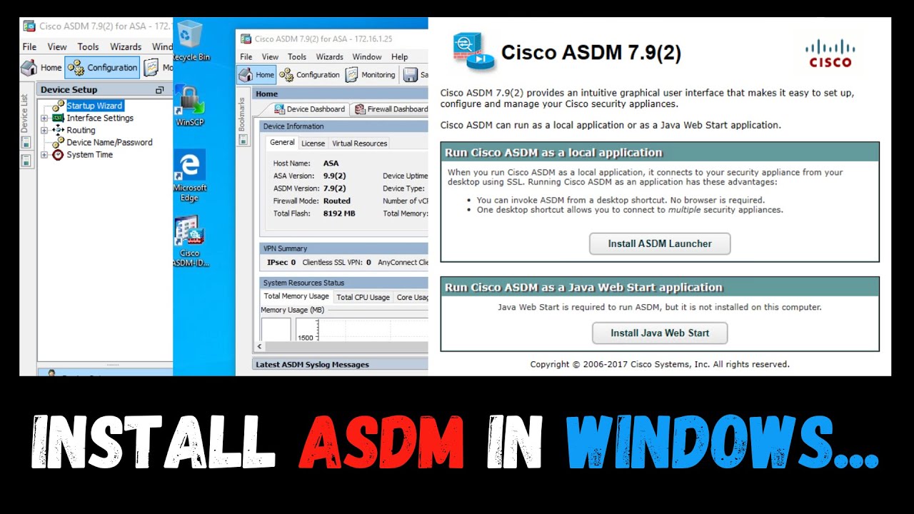 Install ASDM In Windows 10 EVE Ng Basic Configurations Using ASDM install-asdm-in-windows-10-eve-ng-basic-configurations-using-asdm
