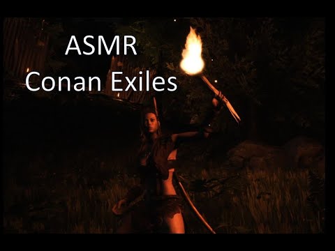 Conan Exiles ASMR - Fairytale RP Server (Patroling at Night) - YouTube