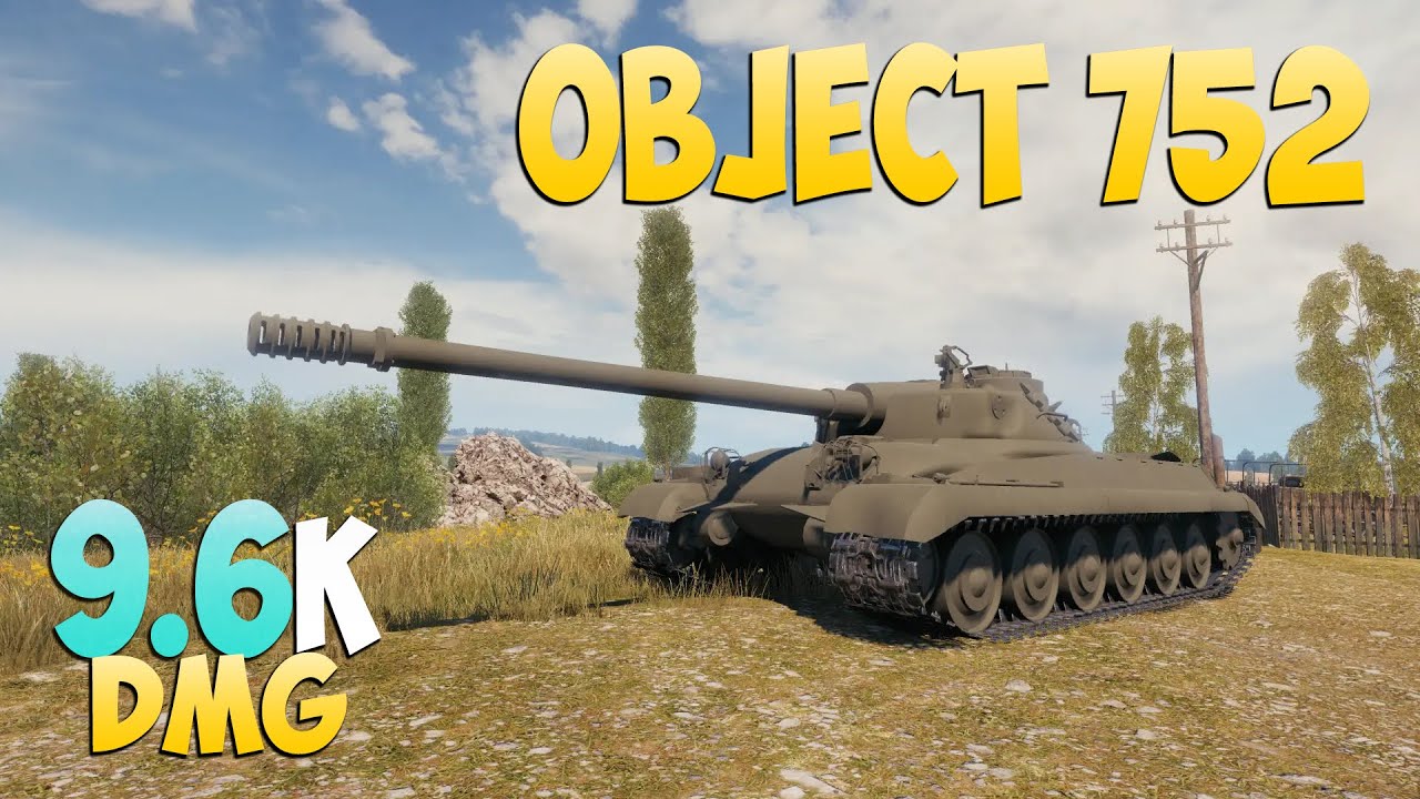 Obj 752 - 4 Kills 9.6K DMG - Surrounded! - World Of Tanks - YouTube