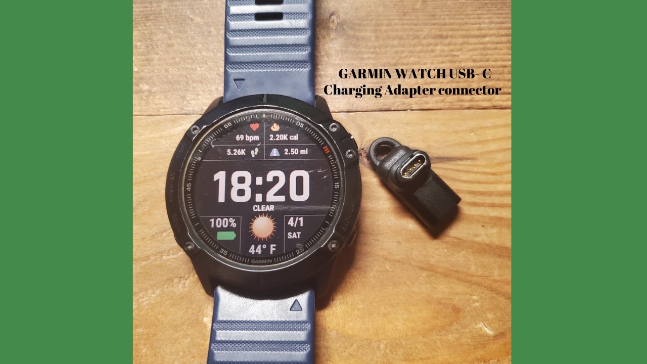Quick Hack For Charging Garmin Fenix Watch - YouTube