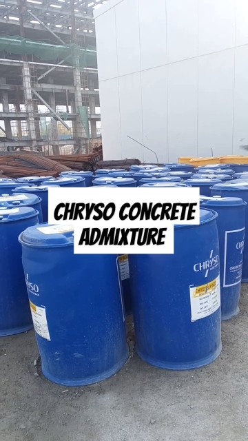 Chryso concrete admixture construction at site group 108 Noida/// # ...