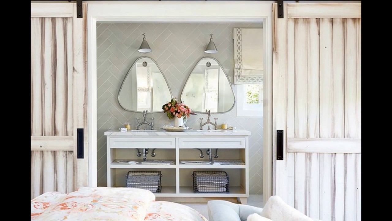 Shabby Chic Barn Door - YouTube