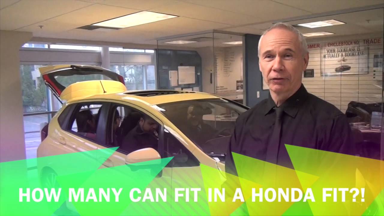 How many can Fit in a 2016 Honda FIT? Vancouver - YouTube
