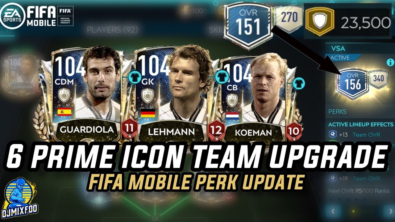 6 PRIME ICON TEAM UPGRADE! PERK UPDATE EASIEST WAY TO INCREASE OVR ...