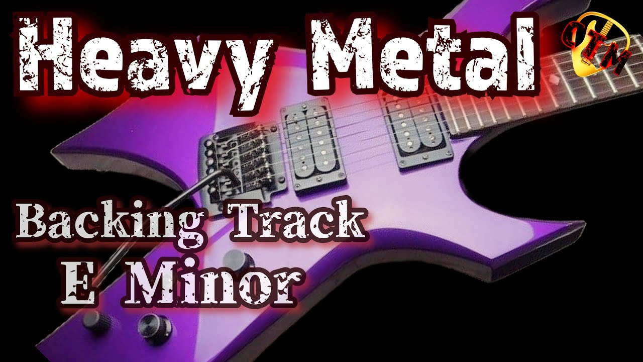 Deep Dark Heavy Metal Guitar Backing Track in Eminor - YouTube