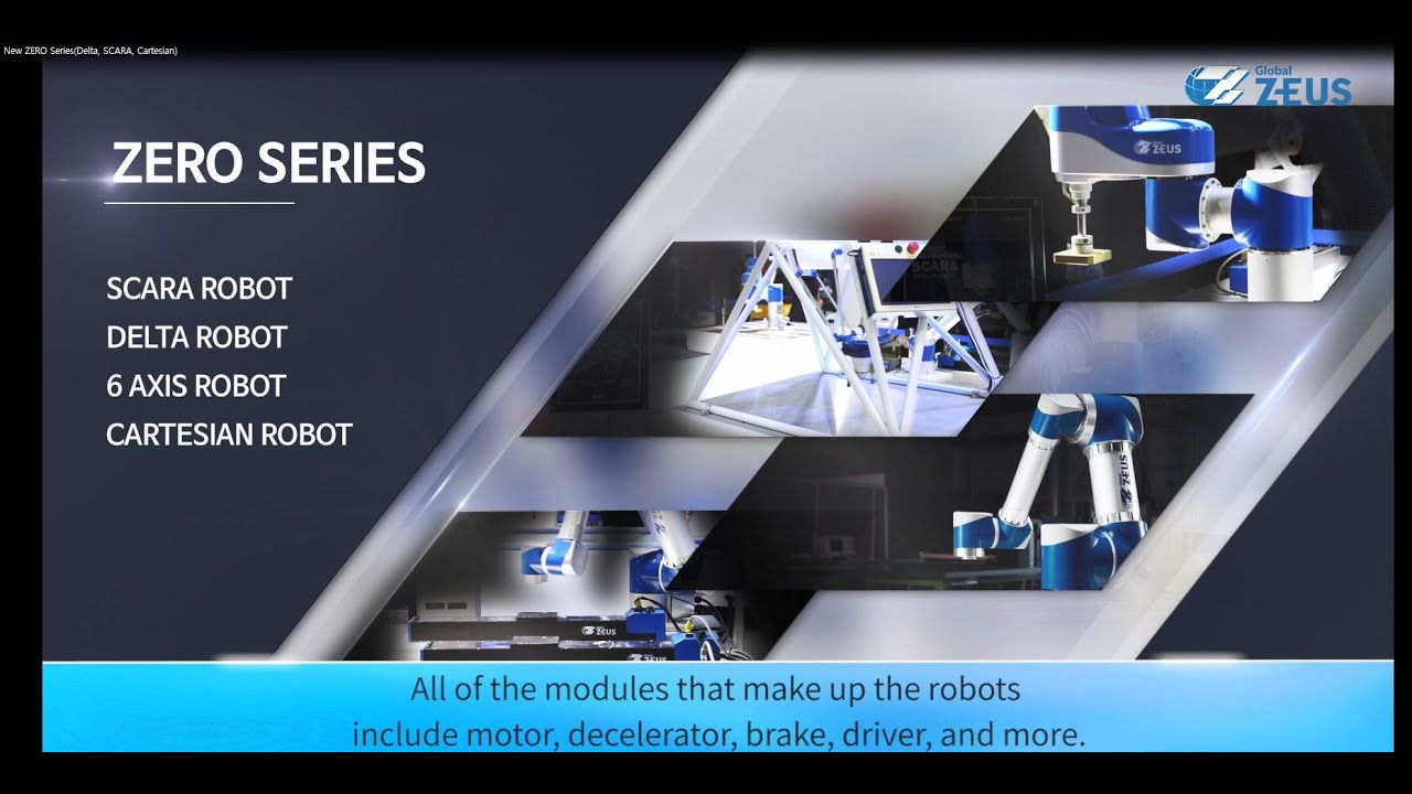 New ZERO Series (Delta, SCARA, Cartesian) - YouTube