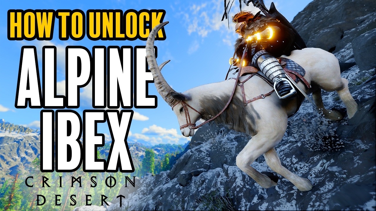 How to Unlock ALPINE IBEX Mount in Crimson Desert (How to Track Moren ...