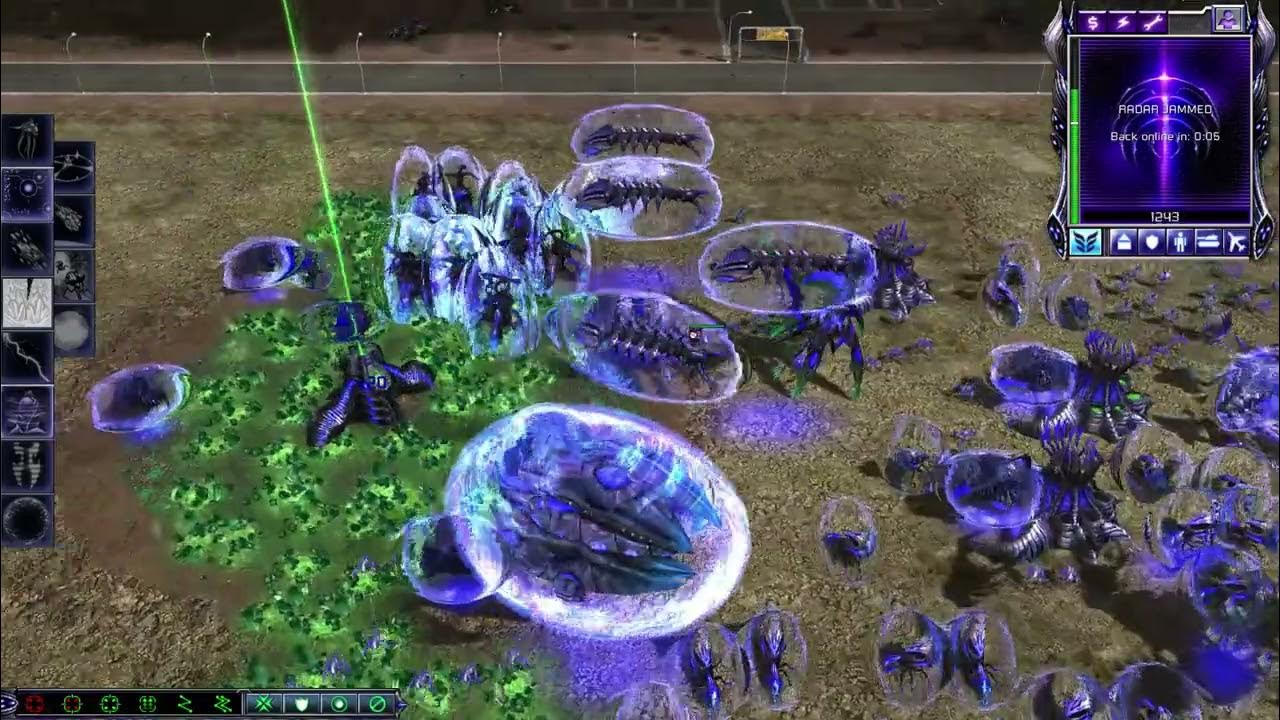 CNC 3 KW: Tiberium Insanity v3.3 mod Scrin vs 3 Brutal AIs - Steamroller (Nod) - YouTube