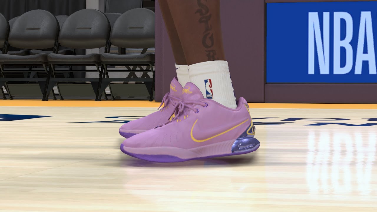 NBA 2K24 Next Gen Shoe Creator - Nike LeBron 21 "Purple Rain ...